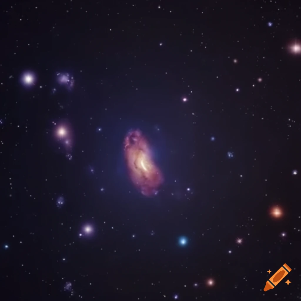 Galaxy with intricate patterns of stars on Craiyon