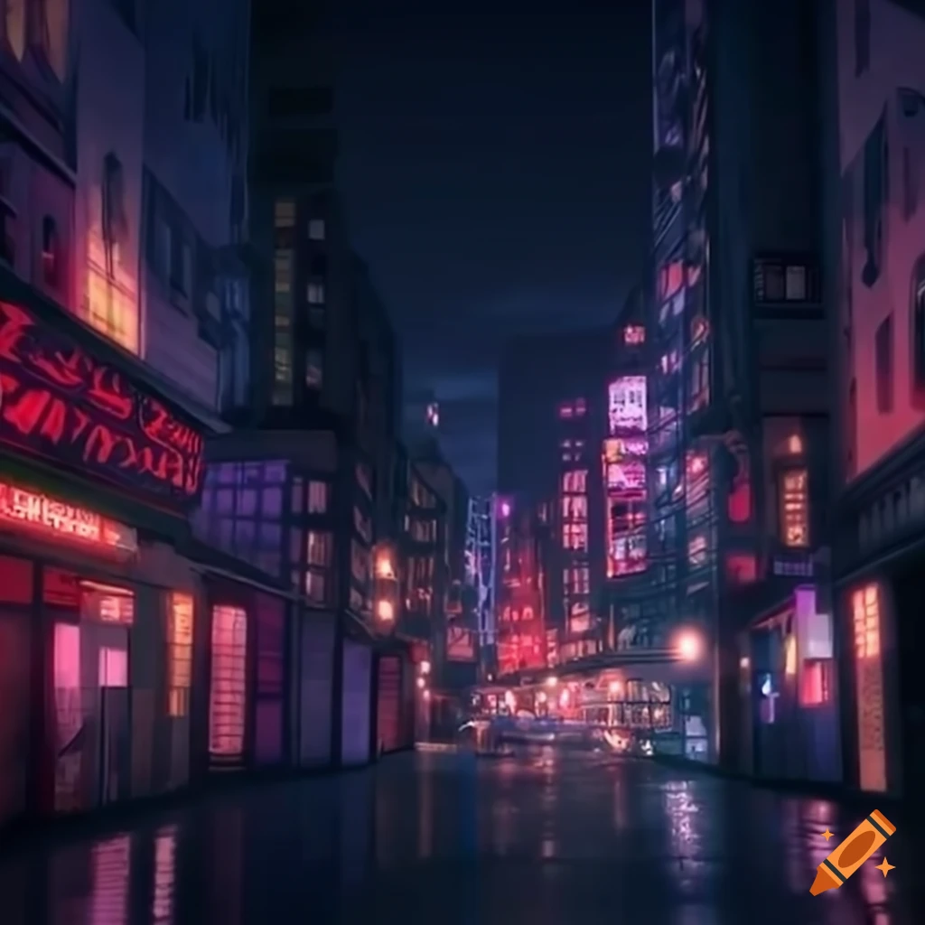 Realistic lofi cityscape on Craiyon