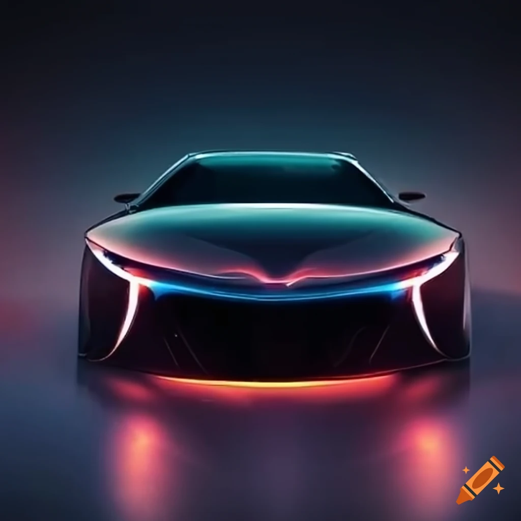 Endless line of cars on Craiyon