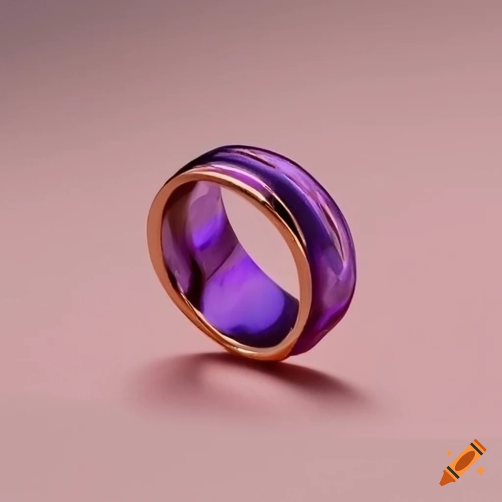 Purple gold ring on Craiyon