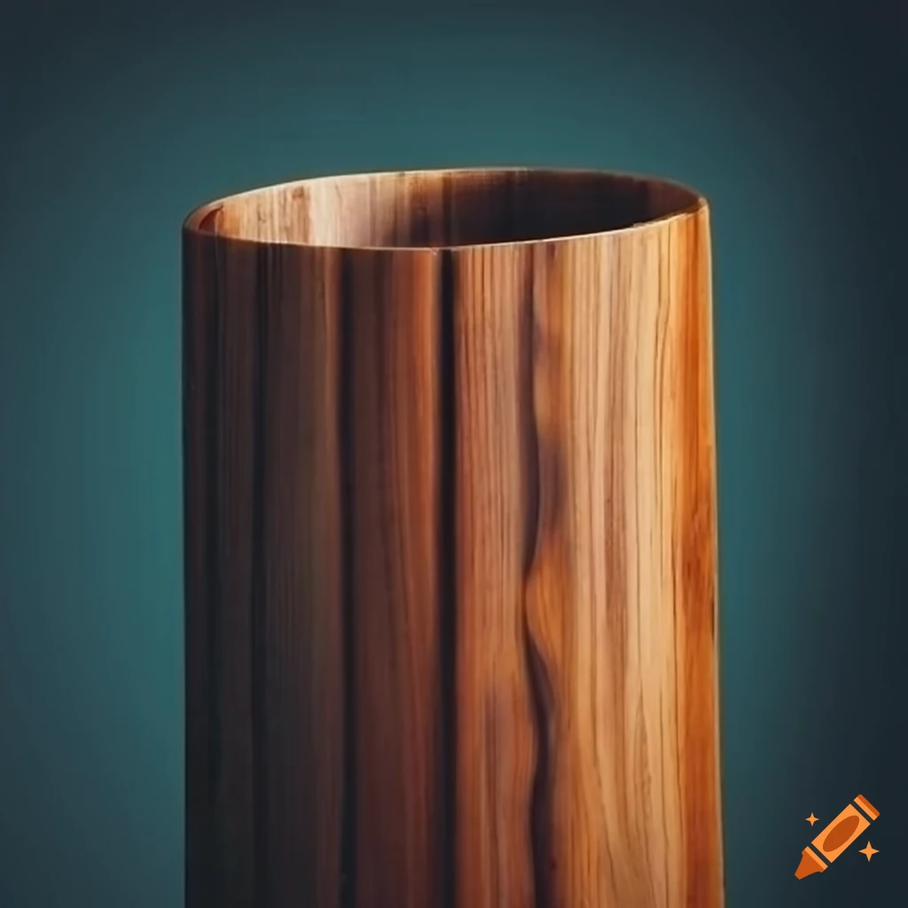 Wooden tube on Craiyon