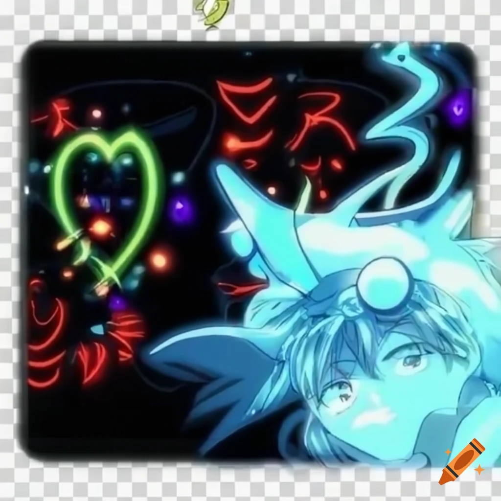 Shiny 3d anime heart with japanese text in 2000s style on Craiyon
