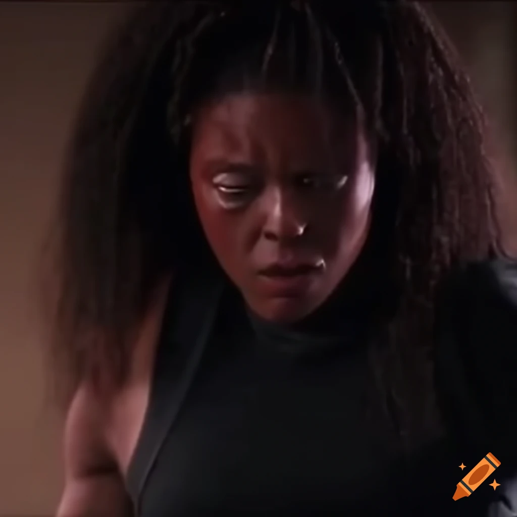 Bruised martial arts fighter with dizzy expression on Craiyon