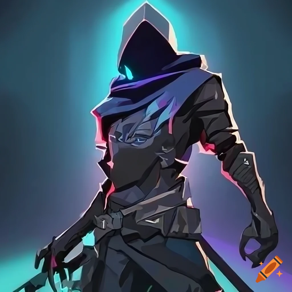 Character omen from valorant on Craiyon