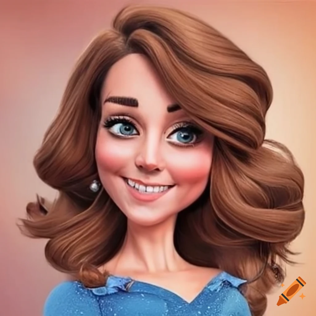 Kate middleton in a disney princess style on Craiyon