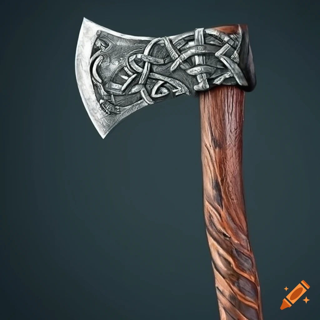 Viking axe on Craiyon