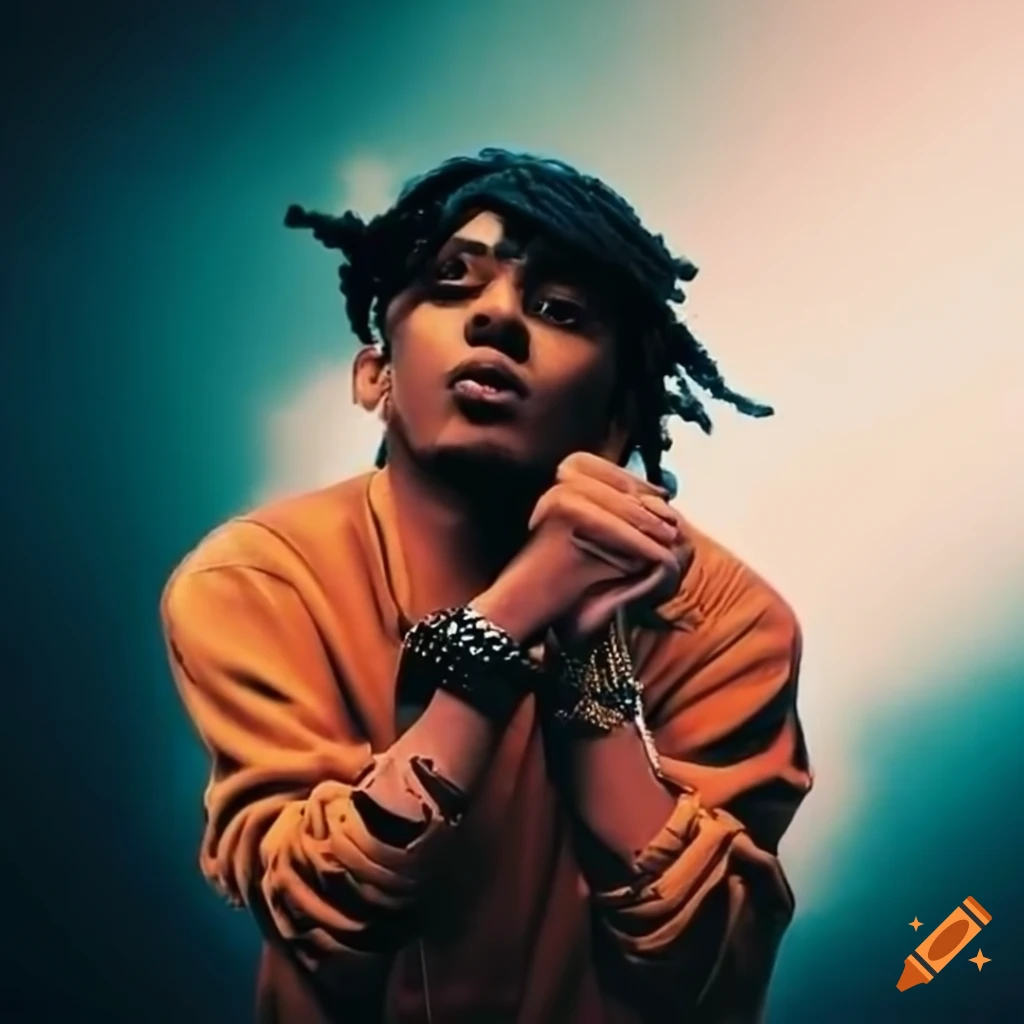 Young indian rapper on Craiyon