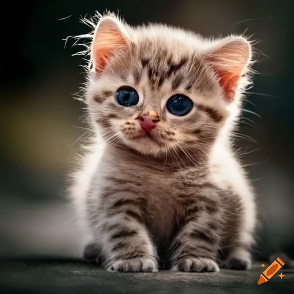 Little kitten on Craiyon