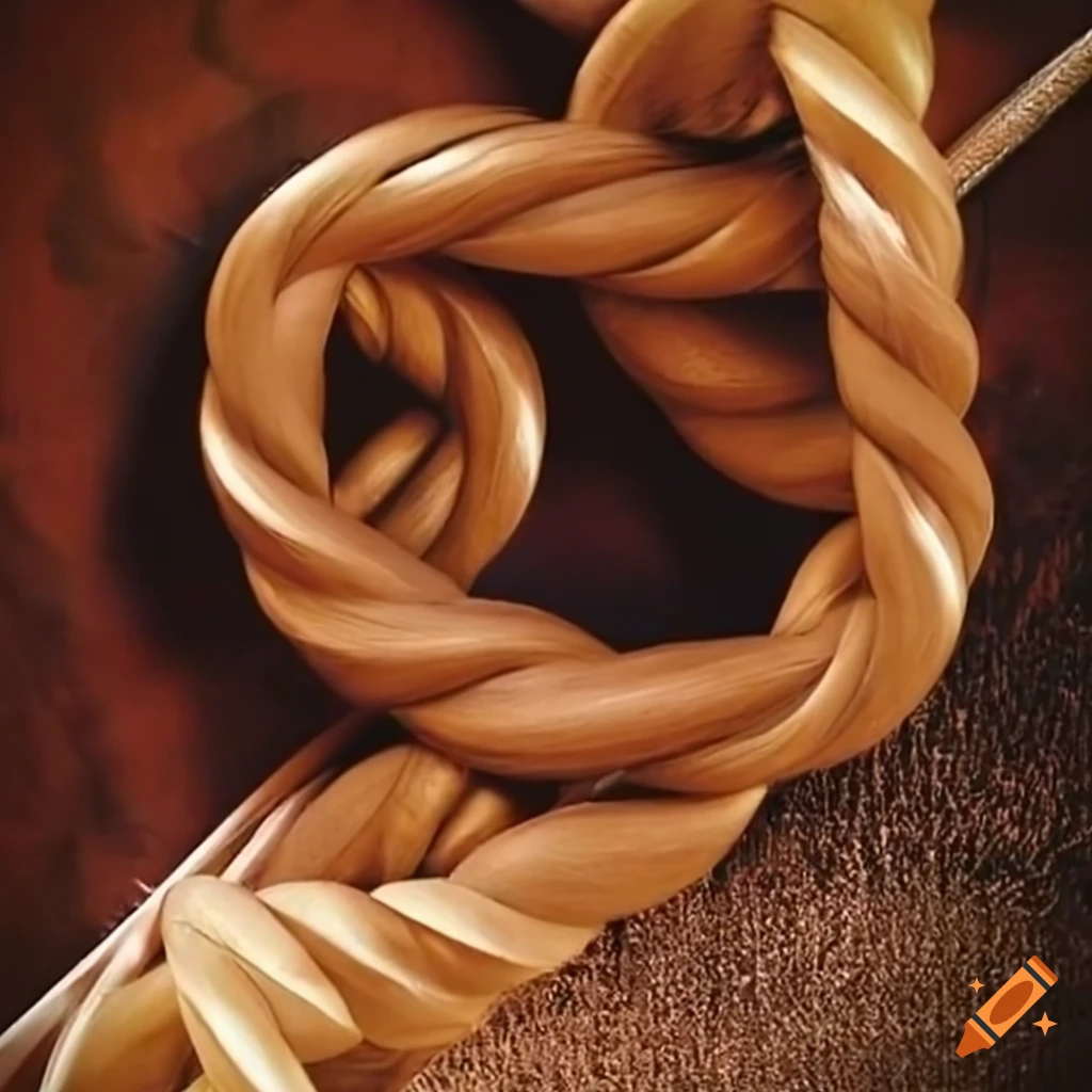 Abstract art with a twisted theme on Craiyon