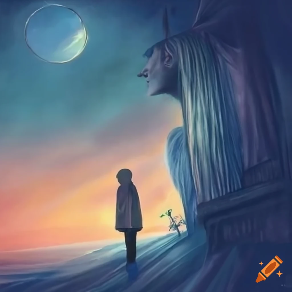 Conceptual image of freedom and escapism on Craiyon