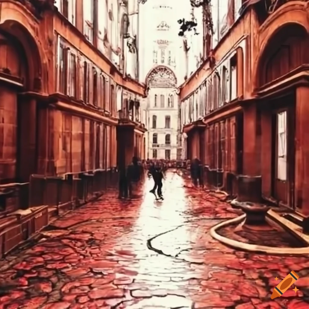 Abstract representation of the world on Craiyon