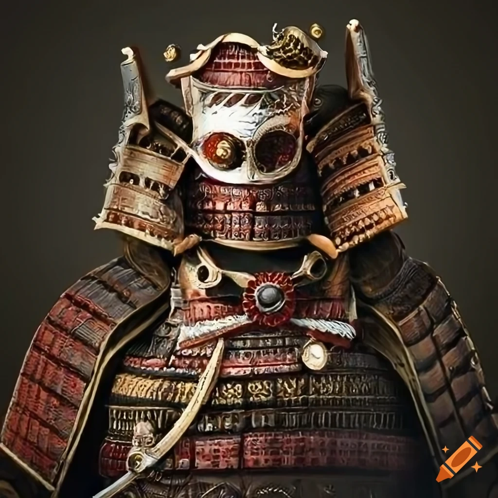 Samurai steampunk on Craiyon