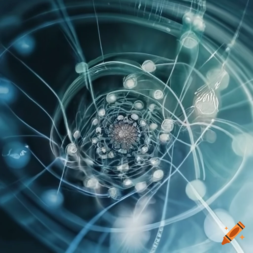 Abstract representation of interconnectedness on Craiyon