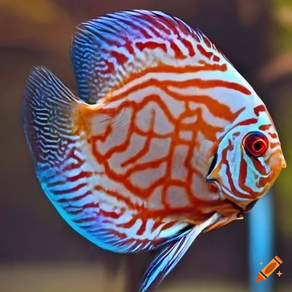 Discus fish on Craiyon