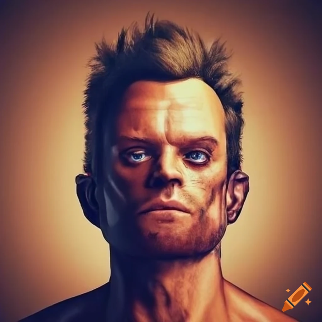 Very handsome man on Craiyon