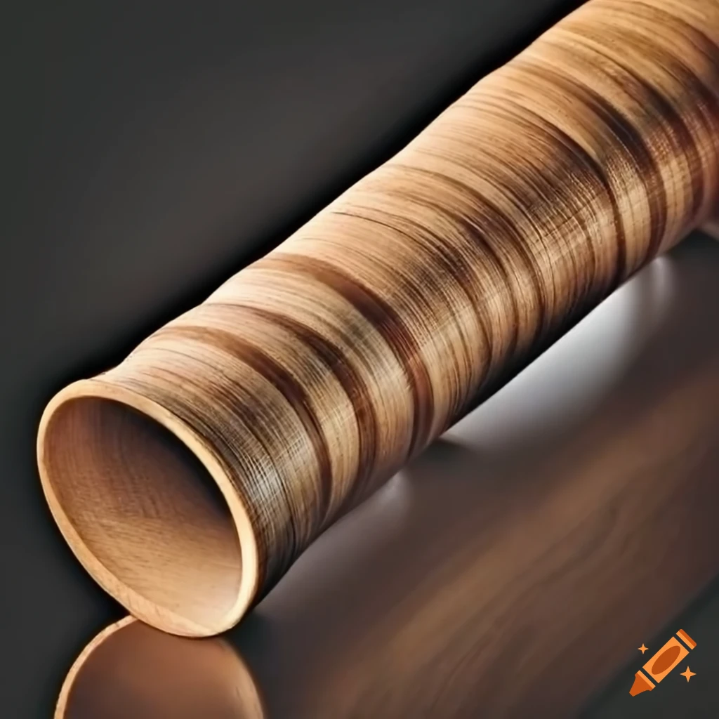 Wooden tube on Craiyon