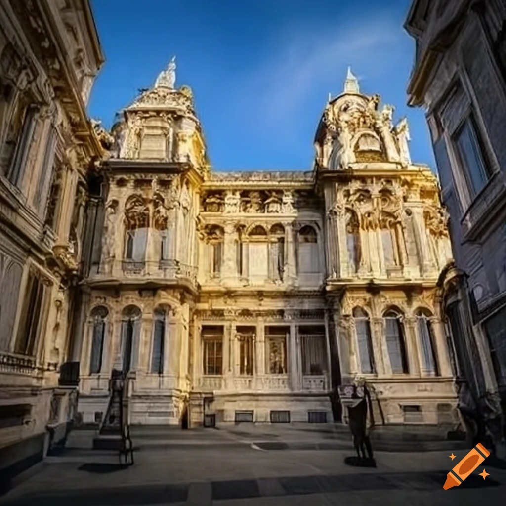 Baroque style palace on the banks of istanbul's bosphorus on Craiyon