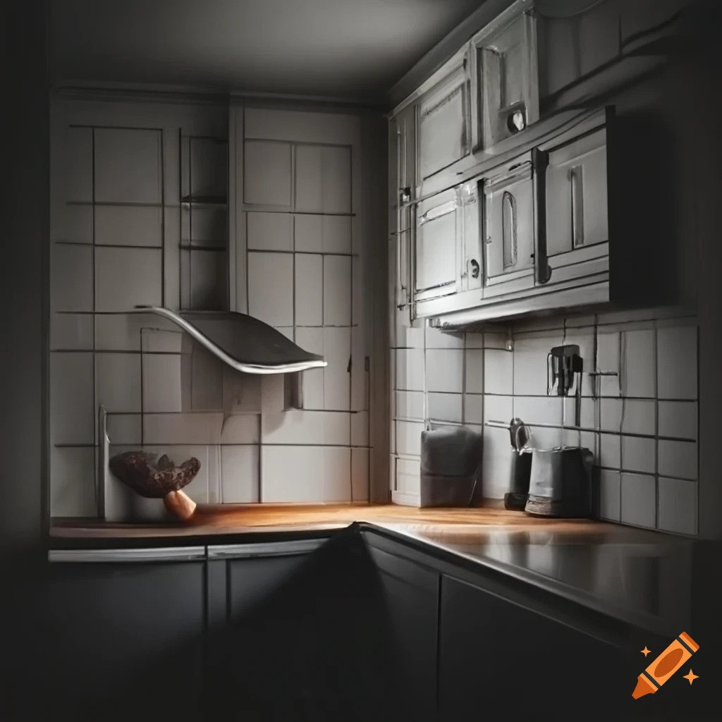 Empty kitchen on Craiyon