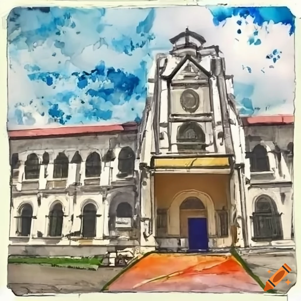 University of rizal system building on Craiyon