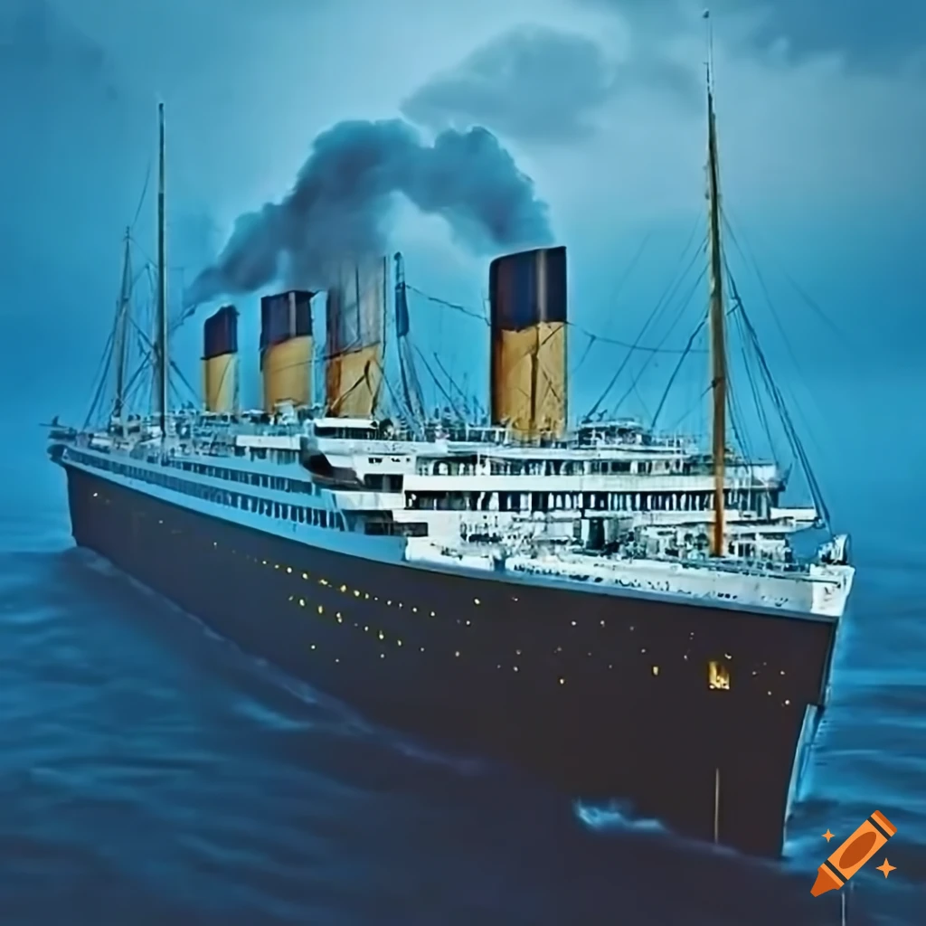 High resolution photo of the titanic on Craiyon