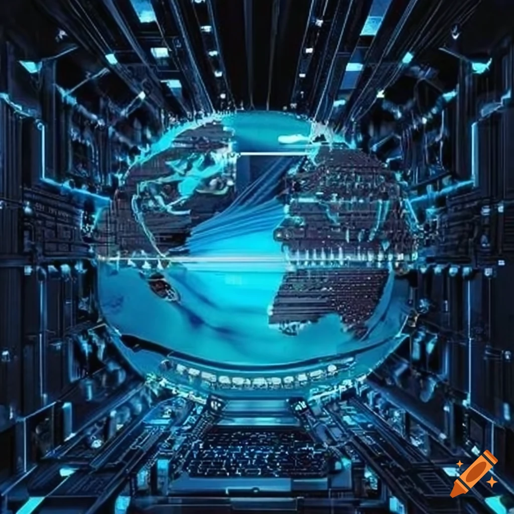 Computer network on Craiyon