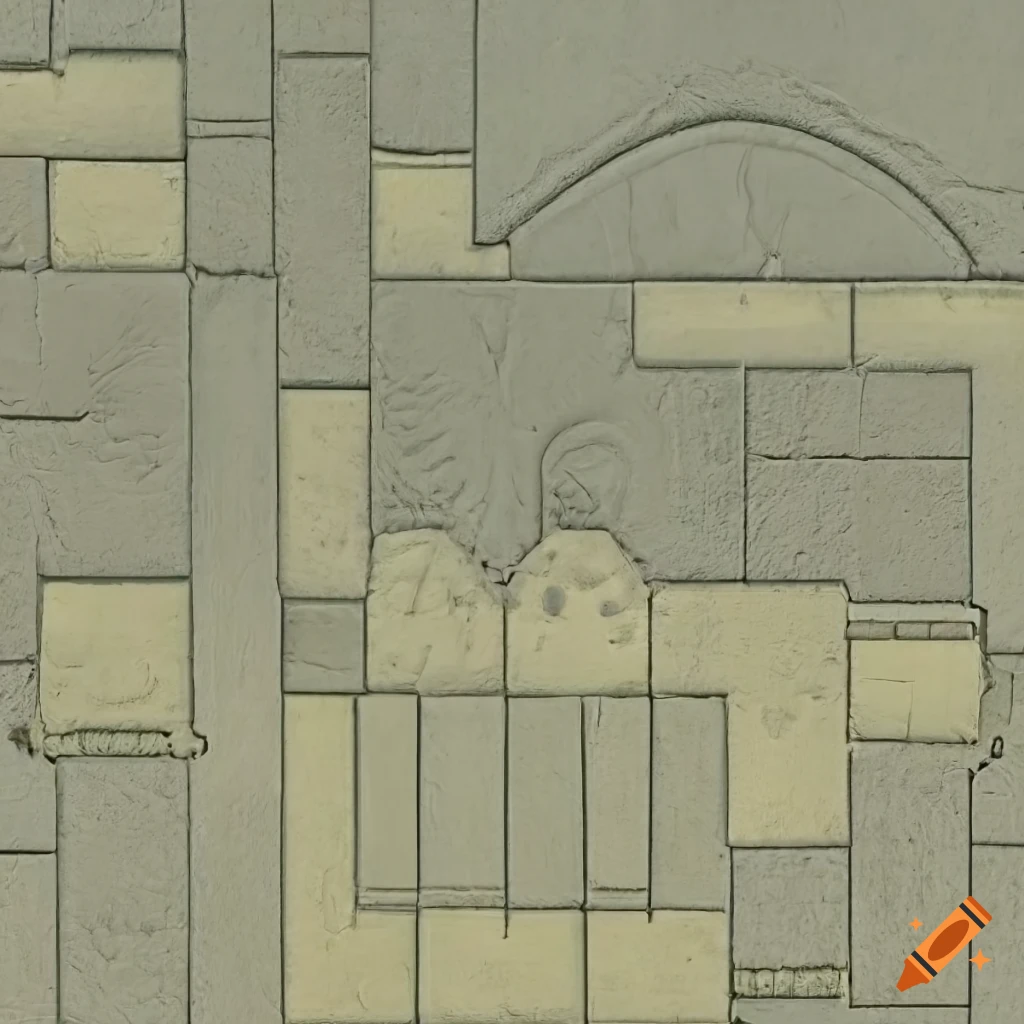 Moebius texture of a battlement on Craiyon