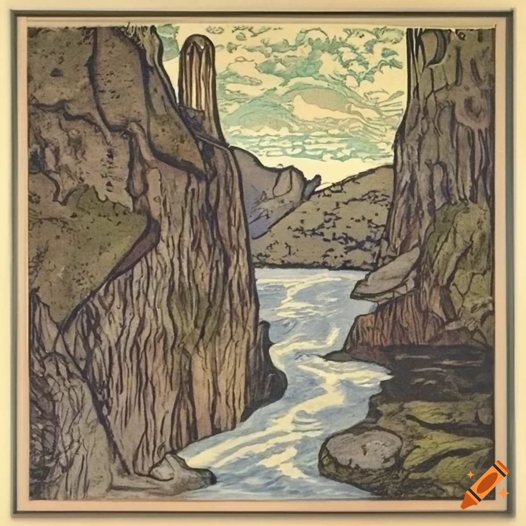 Wpa poster for the underworld river lethe on Craiyon