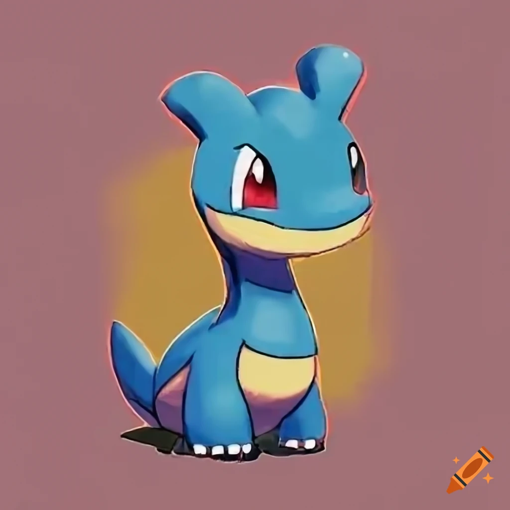 Cute baby lapras pokemon in mitsuhira arita art style on Craiyon