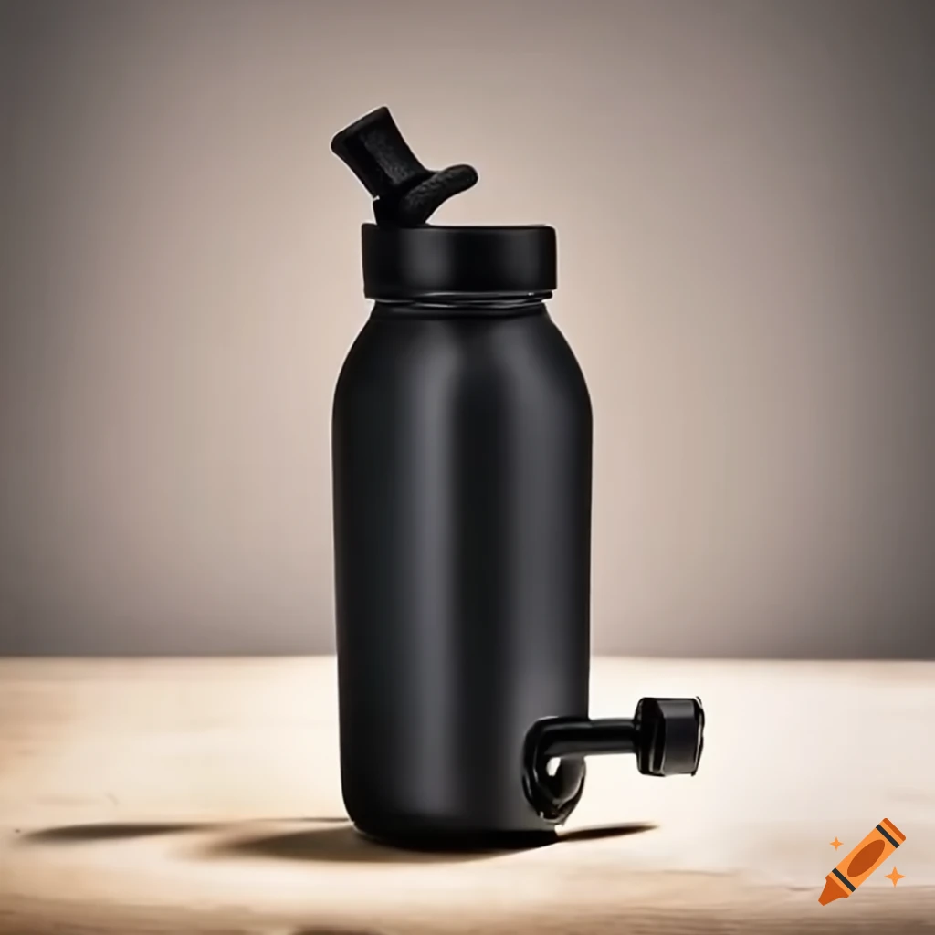 Versatile water bottle for kneading dough, measuring, defense, and more ...