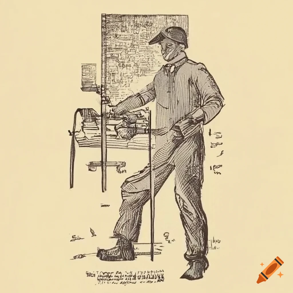 Solo wood worker shop advertisement propaganda poster on Craiyon