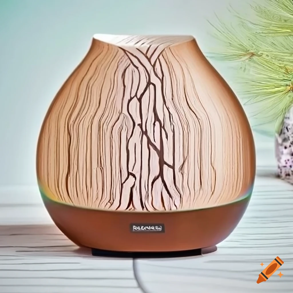 Pinebreeze aromatherapy diffuser inspired by pine trees on Craiyon