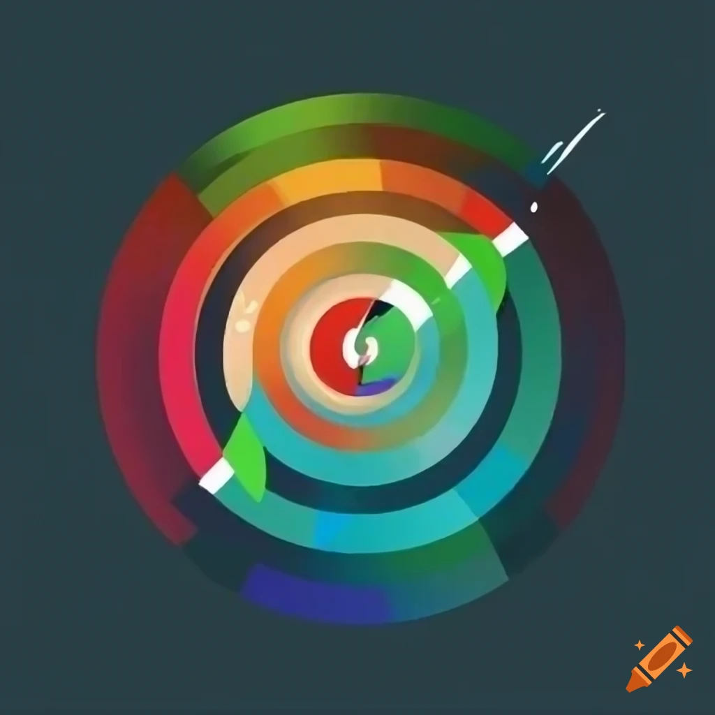 Professional circular logo with cartoon people sharing and talking on ...