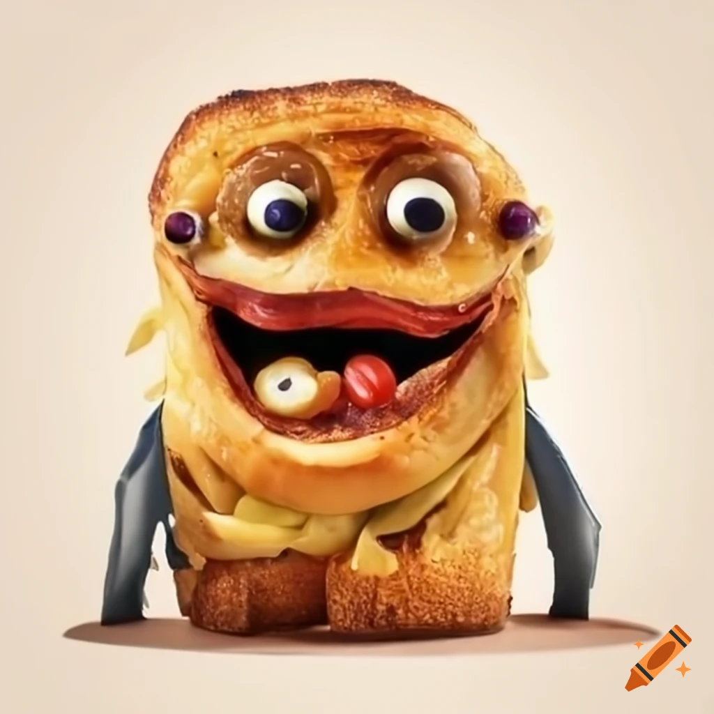 Grilled cheese monster on Craiyon