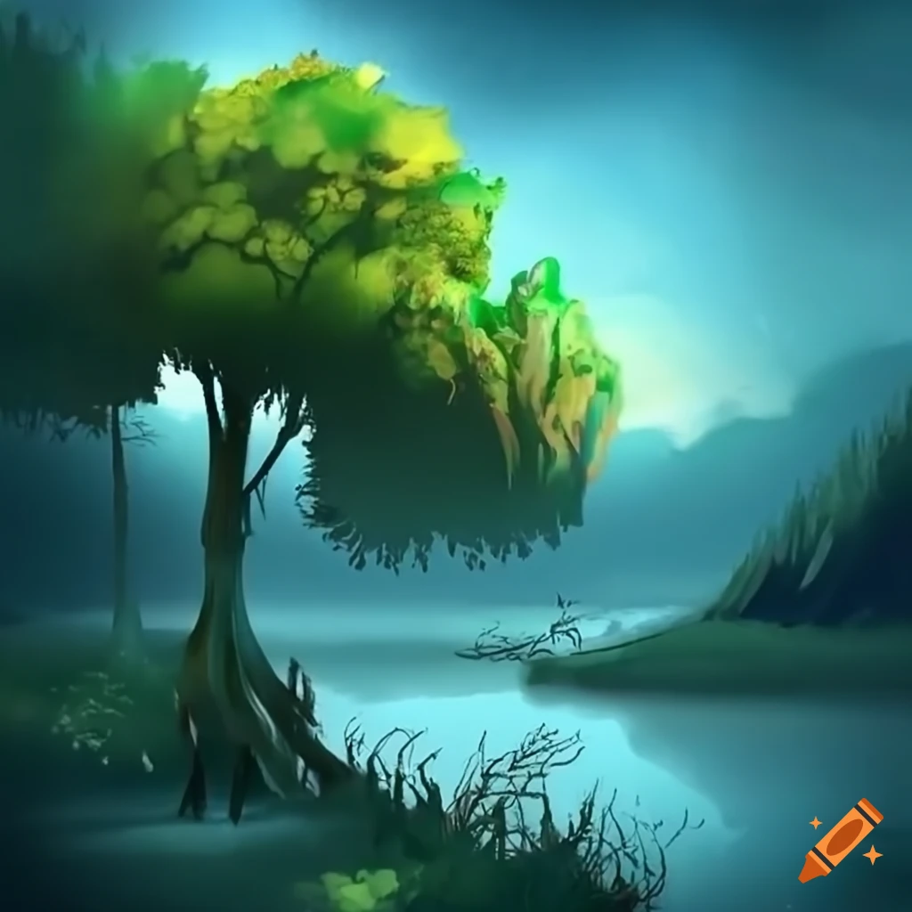 Environment on Craiyon