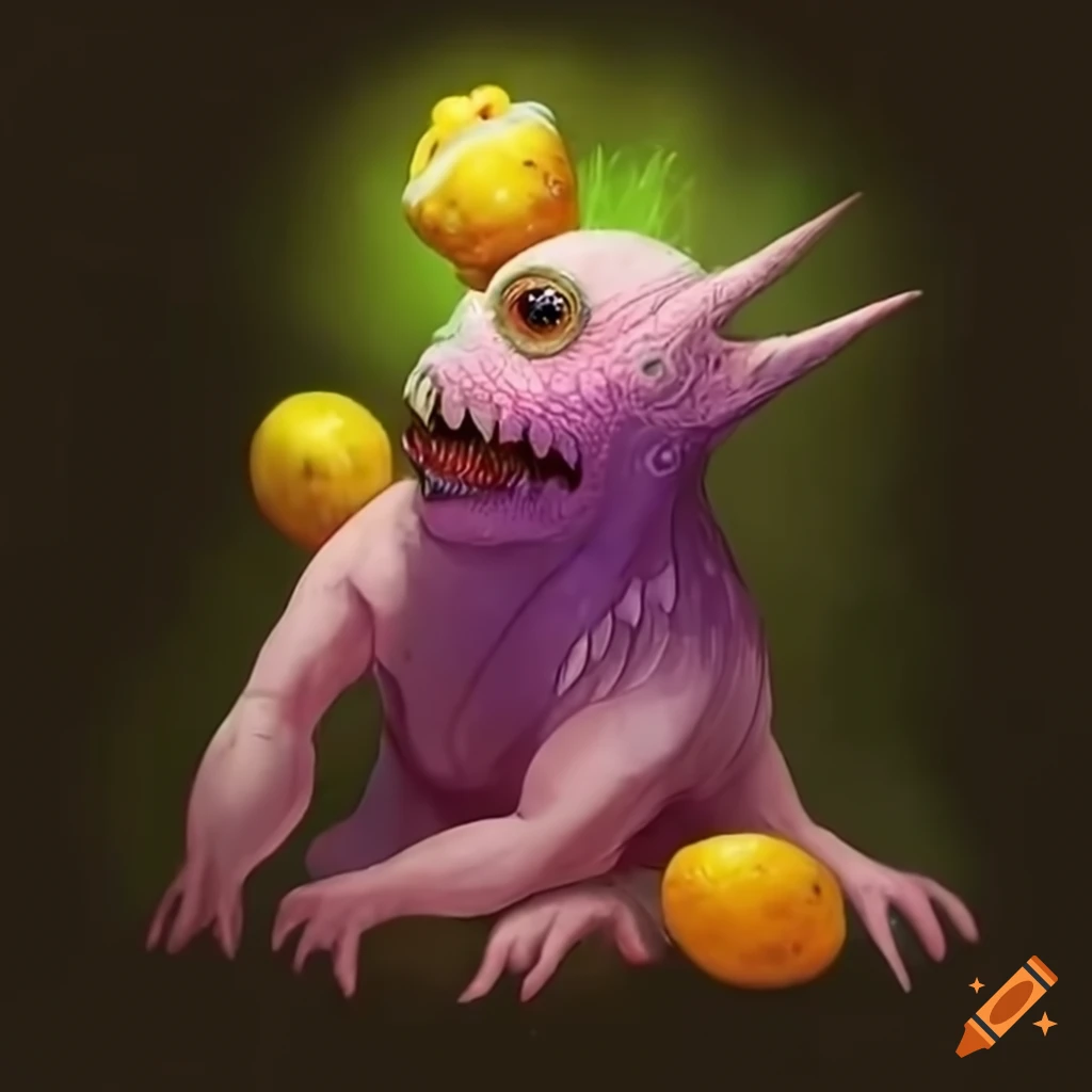 Mythical creatures in a forest with a playful mutant omega mart lemon ...