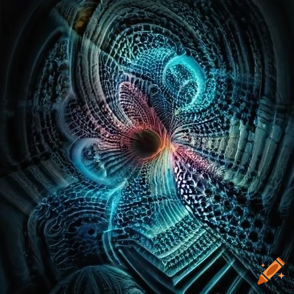 Abstract representation of interconnectedness on Craiyon