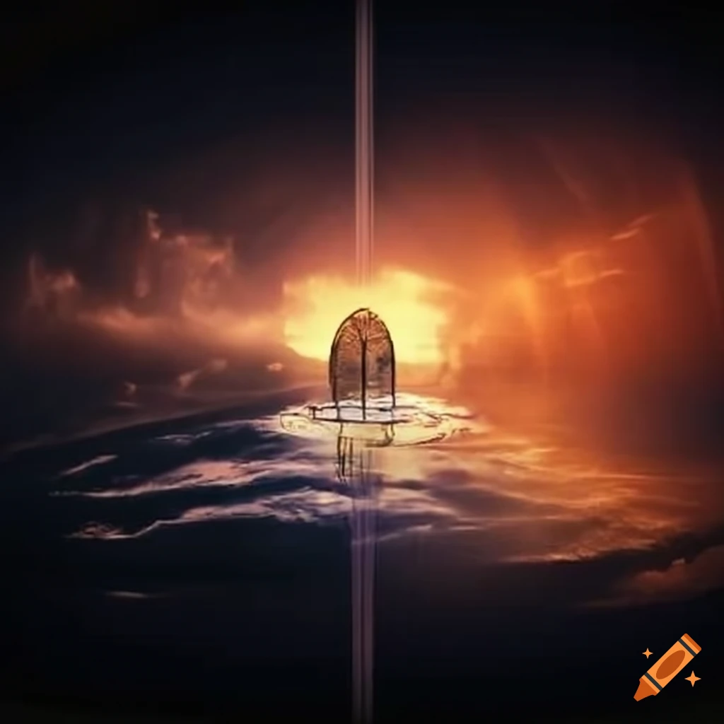 Window into different worlds on Craiyon