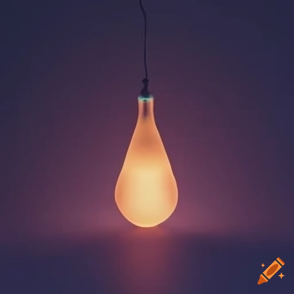 Abstract representation of light on Craiyon