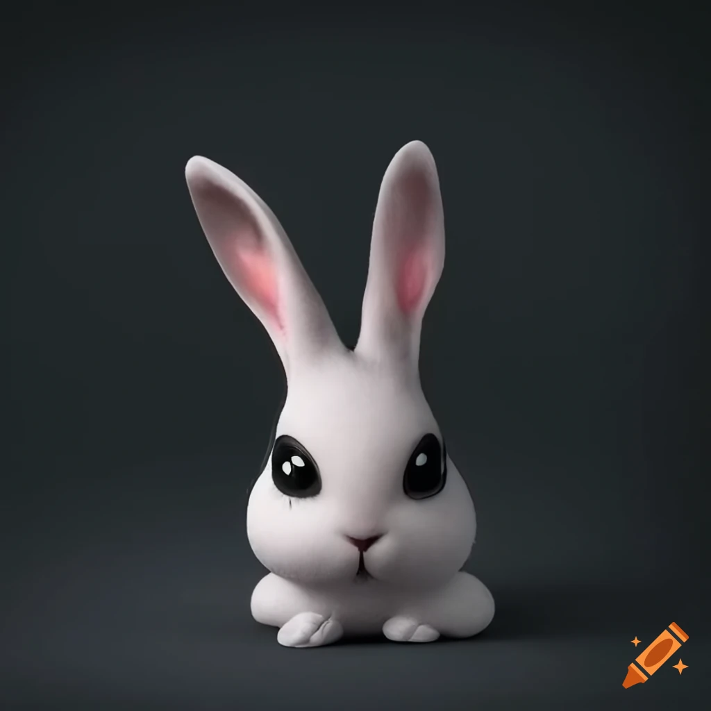 Cute rabbit alien creature on Craiyon