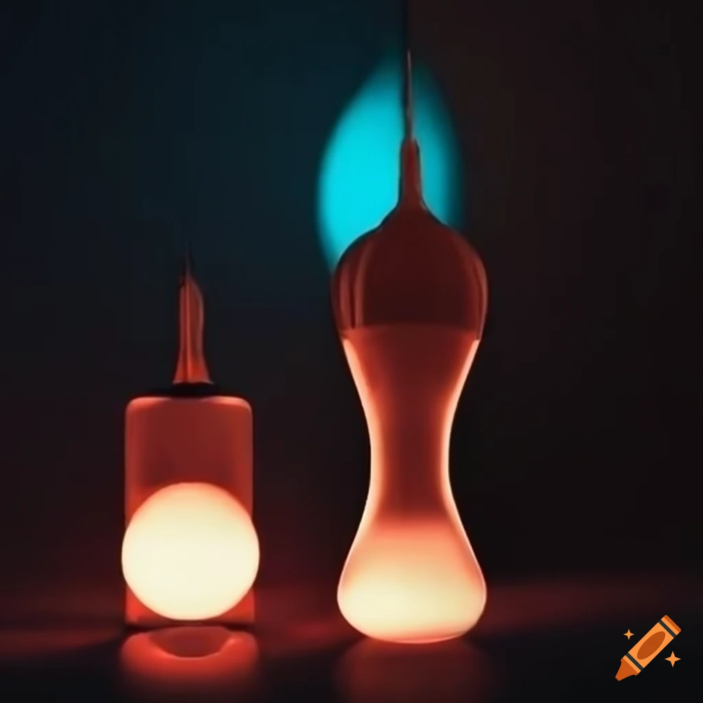 Abstract representation of light on Craiyon