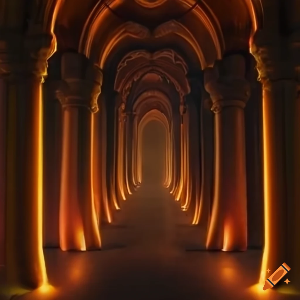 Abstract representation of light on Craiyon