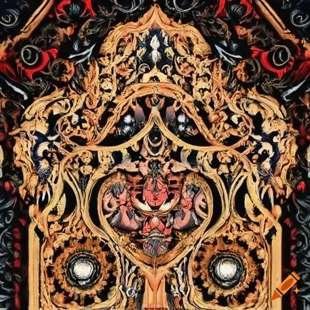 Intricate design or pattern on Craiyon