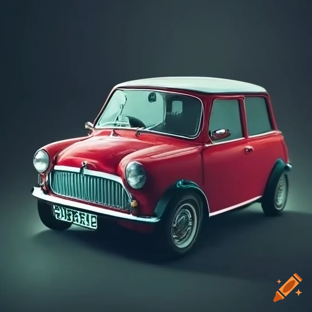 Vintage mini car on Craiyon