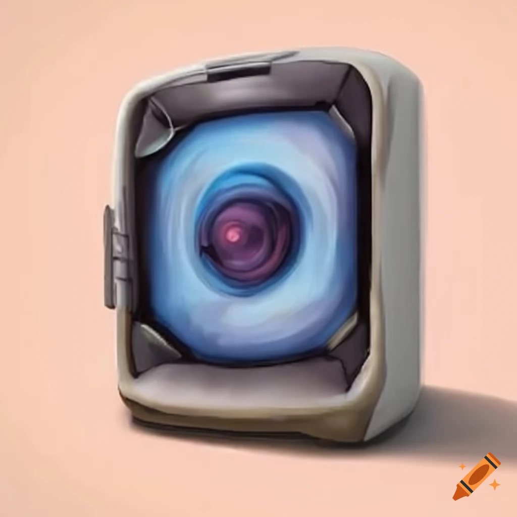 Transportable pocket portal drawing on Craiyon