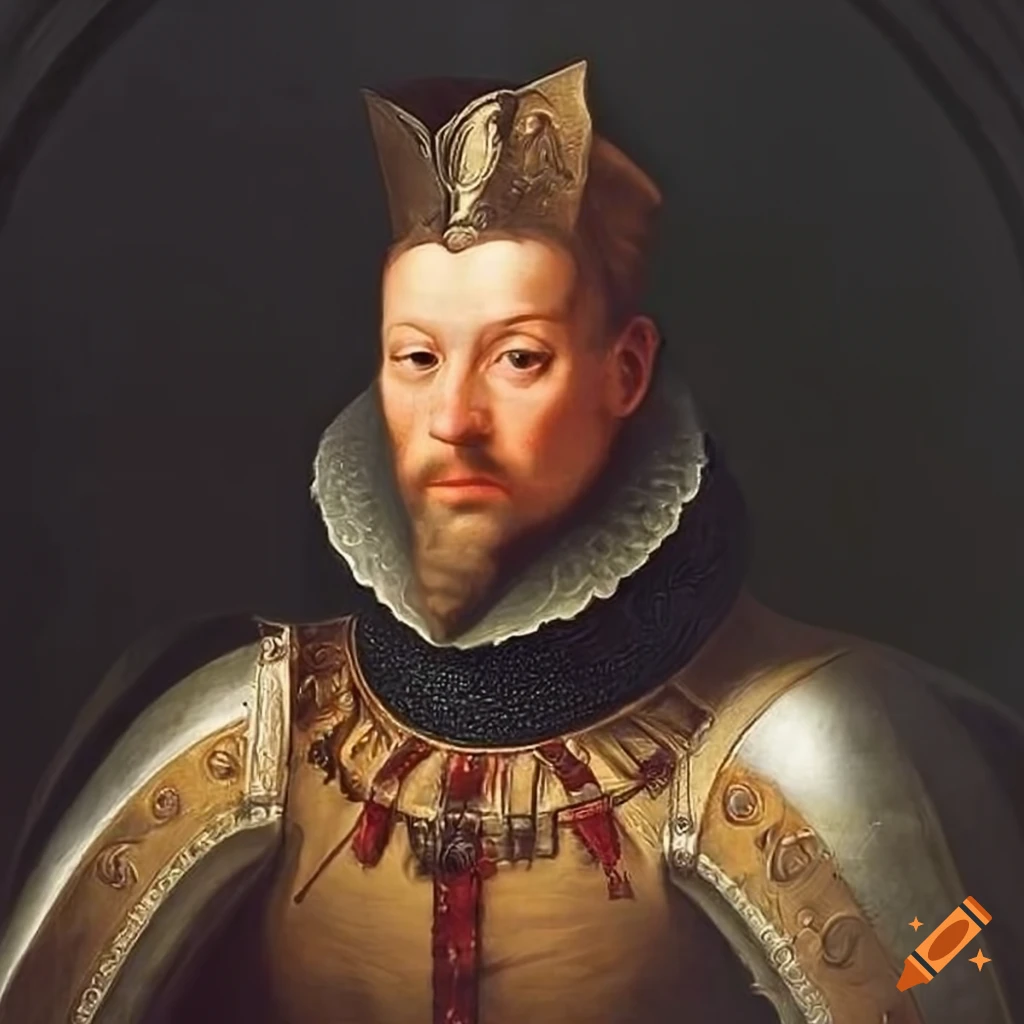 Renaissance portrait of a feudal lord on Craiyon