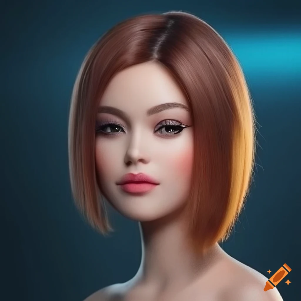 Realistic portrait of mabel pines in high-resolution enhanced detail on ...