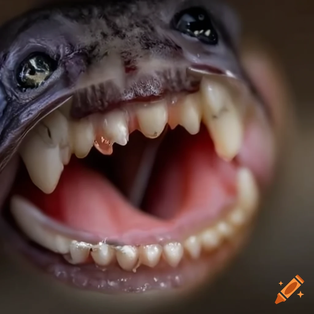 Toothless dragon with teeth on Craiyon