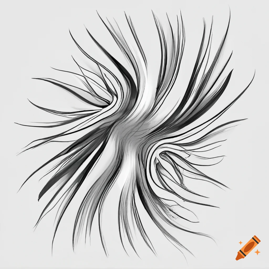 Abstract art with a twisted theme on Craiyon