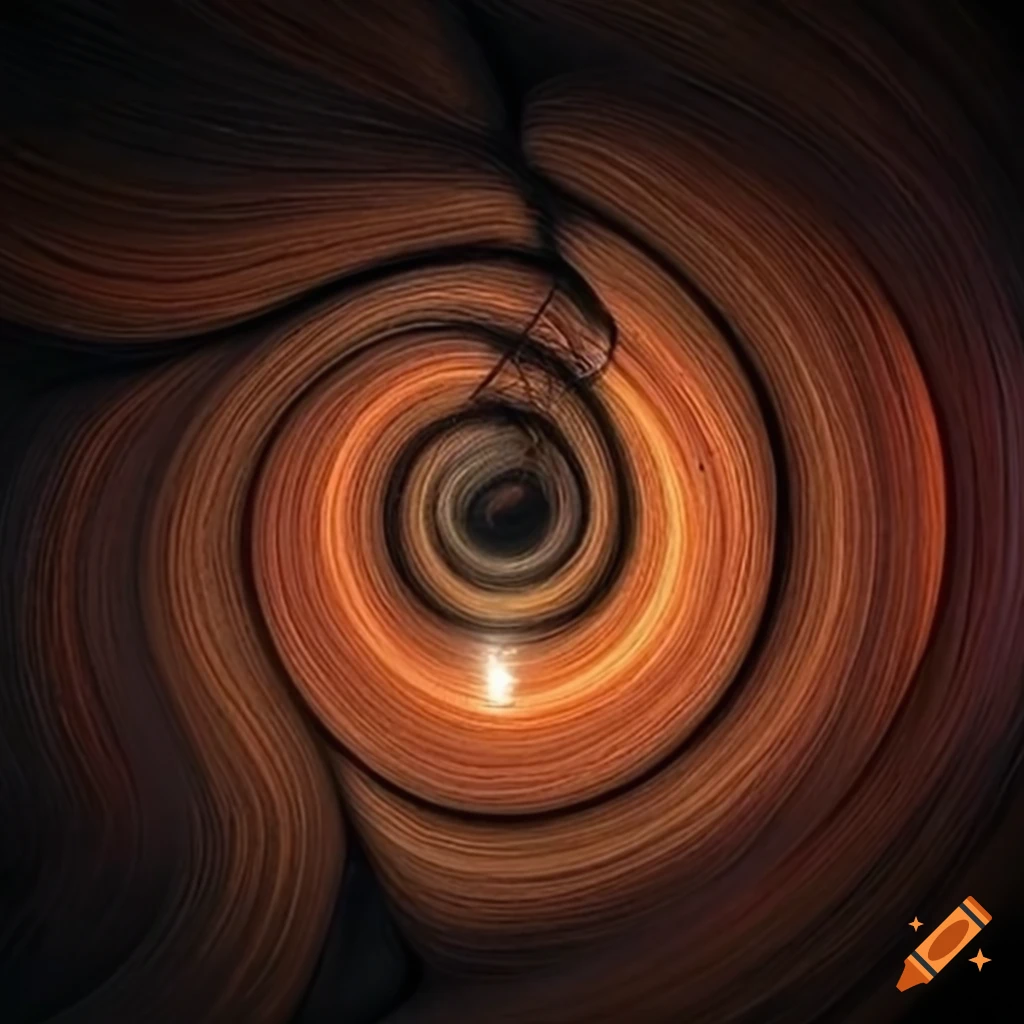 Abstract and twisted design on Craiyon