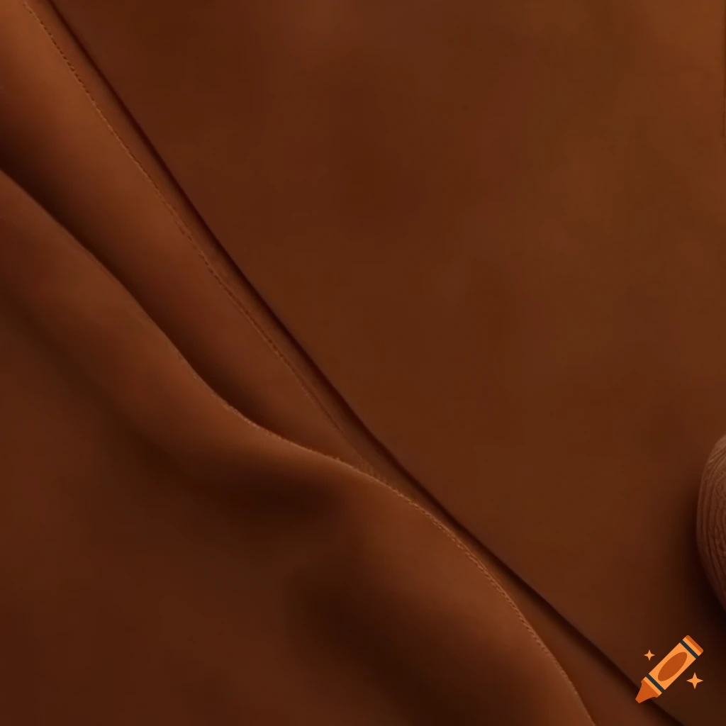 Elegant suede material pleated and viewed from above on Craiyon